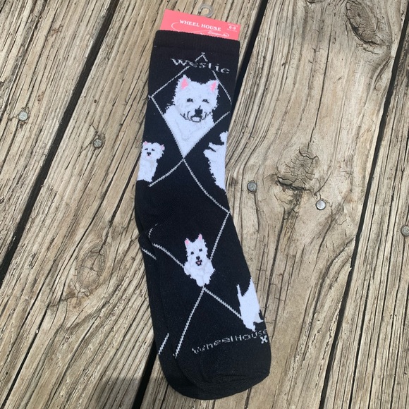 Wheel House | Accessories | Wheel House Novelty Socks Westie Dog Breed ...